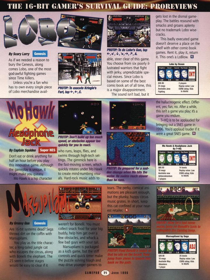 Beta + Cancelled lobo Video Games - Unseen64