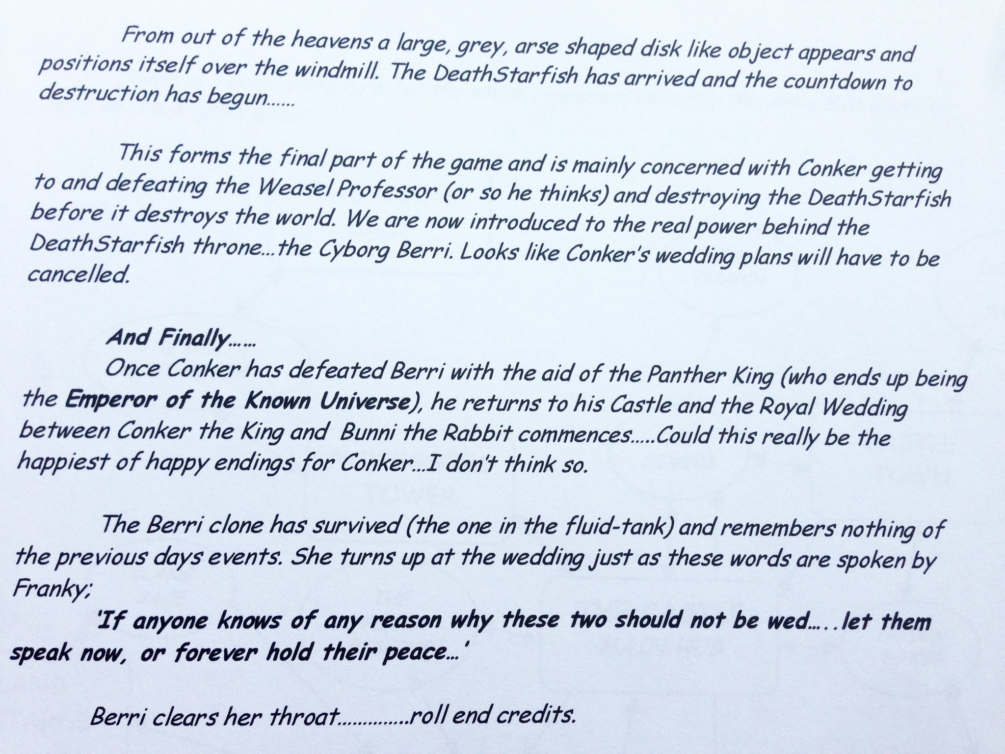 Conker's Bad Fur Day 2: Other Bad Day [Cancelled - GameCube, Xbox ...