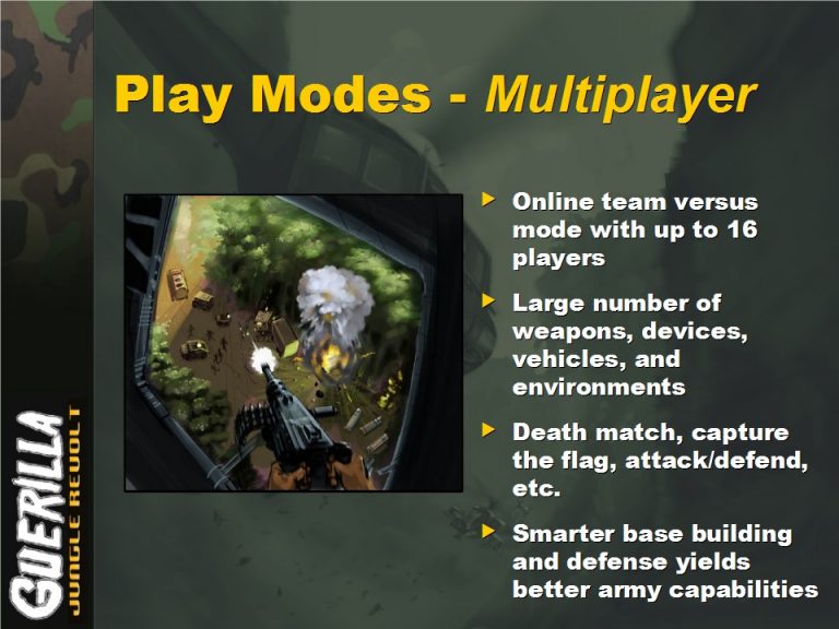 Guerrilla: Jungle Revolt [Xbox 360 - Cancelled] - Unseen64